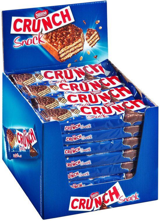 Nestle Crunch Chips Choclait Chips Brown (6x 115gr) Groothandel