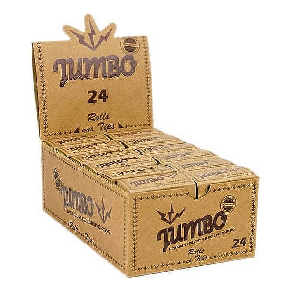 Jumbo Brown vloei + filtertips | 24 pakjes | Jumbopap.com
